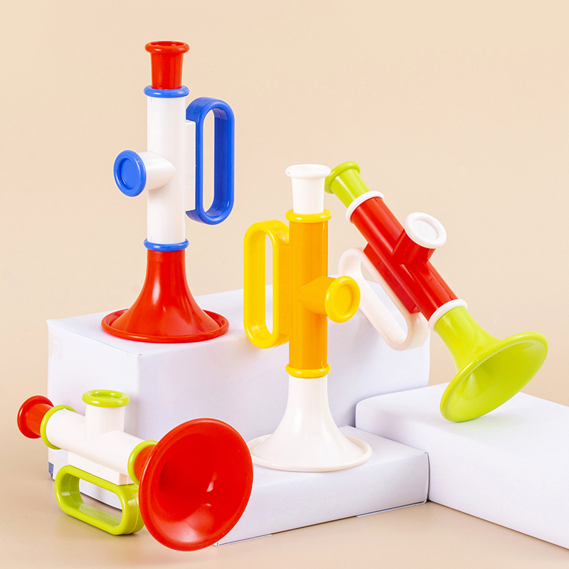 SayYes Mainan Trompet Educational Plastic Horn Toy for Kids Musical ...