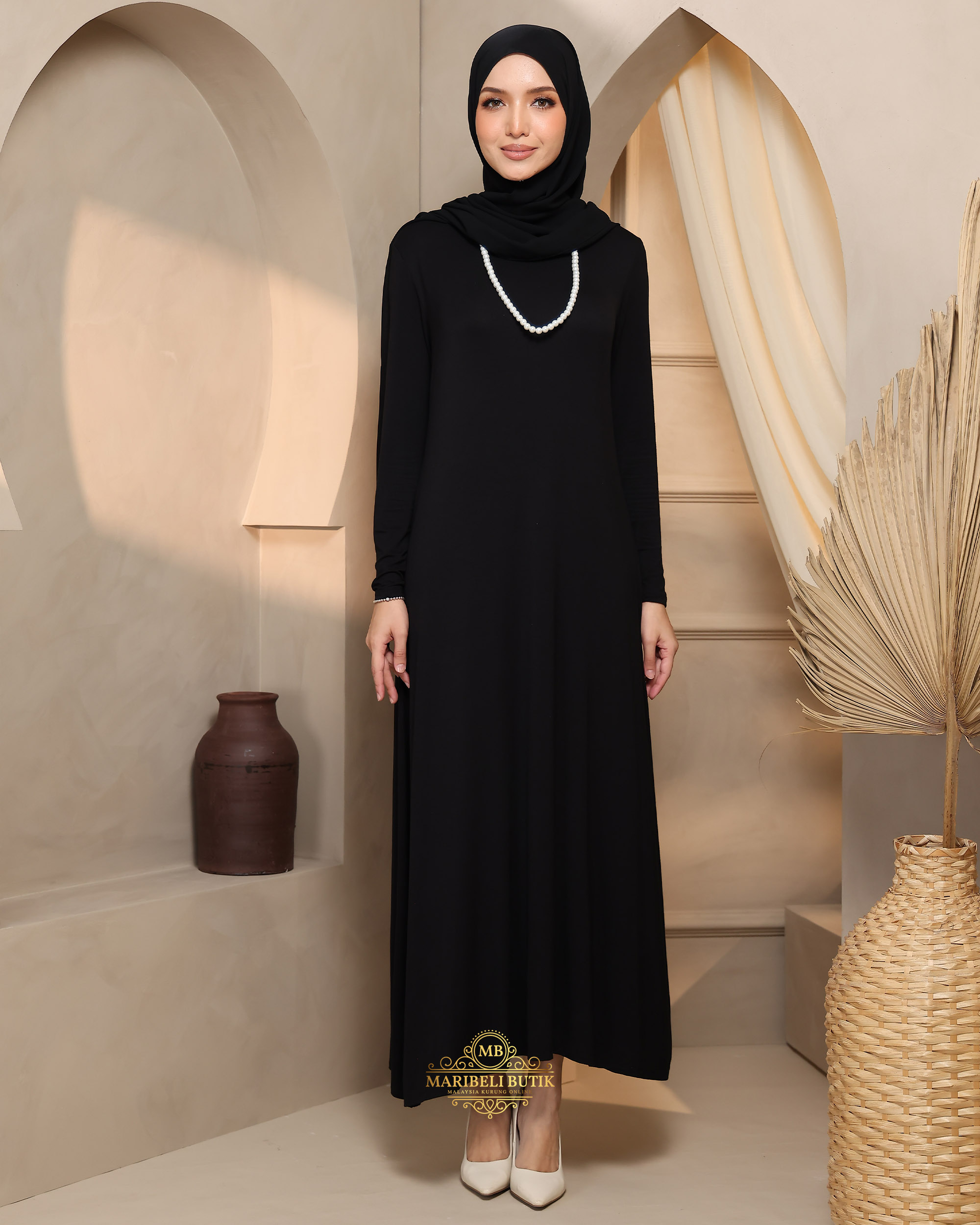 By Maribeli Butik Kaftan GLAM -SECOND BATCH- Premium muslimah FREE SIZE ...