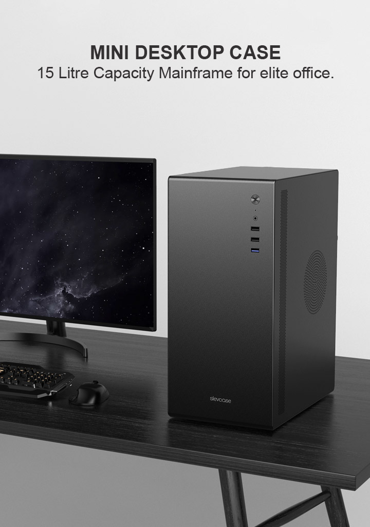 SLEV SlevCase SPOTLESS Micro ATX Home & Office Casing With ATX SE380 ...