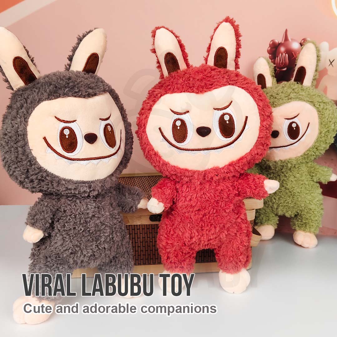 ⭐Moo Baby Patung Labubu Murah Labubu Doll Murah Labubu Plush Toy Labubu ...