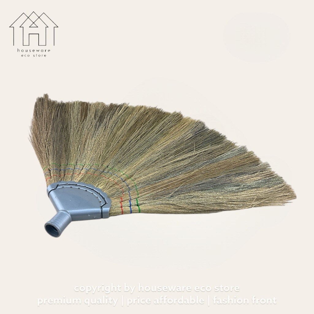 Wooden Handle Paddy Broom / Penyapu Jerami Buluh / Penyapu Lantai Floor ...