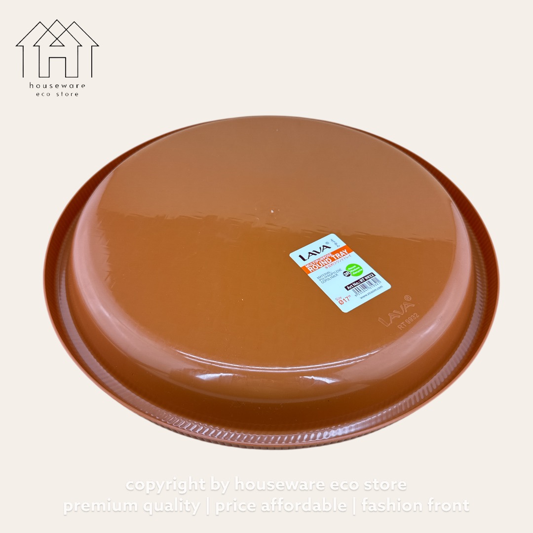 LAVA Multipurpose Round Tray / Dulang Talam Plastik Bulat / Dulang Nasi ...