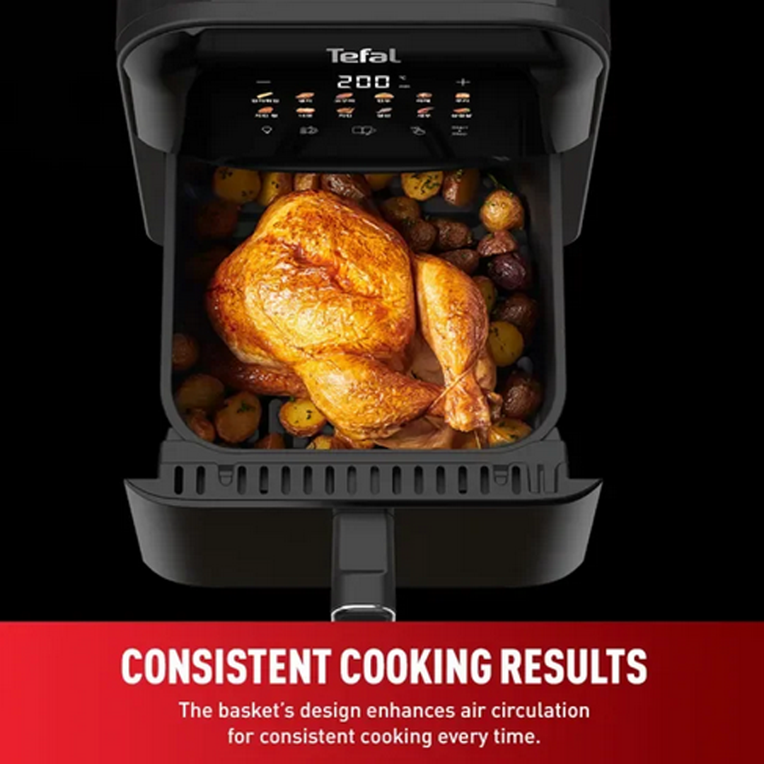 Tefal 6L Easy Fry Far Infrared Vision Air Fryer EY8218 Window Digital ...