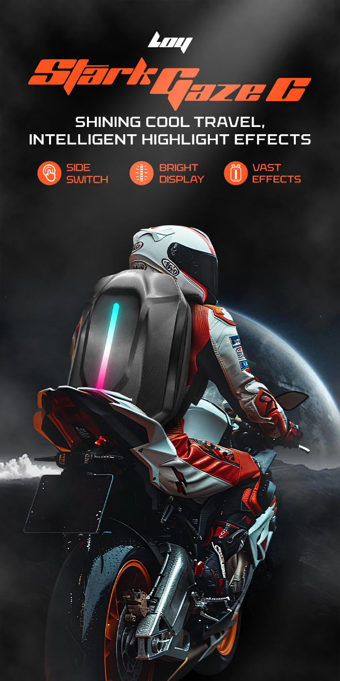 LOY StarkGaze C Led Knight Backpack Bag With Led Eyes Waterproof ...