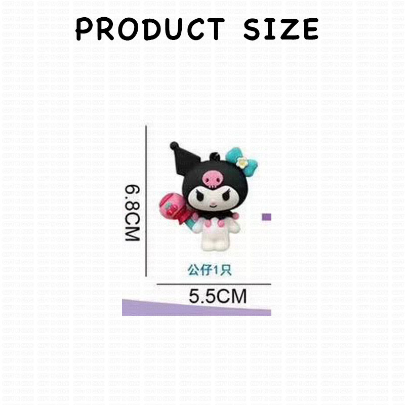 Kuromi Ball Figure Doll with Key Chain Toy Blind Surprise Dolls ...