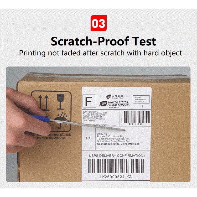 [500PCS] A6 Thermal Label Sticker for Shopee Lazada Air Waybill ...