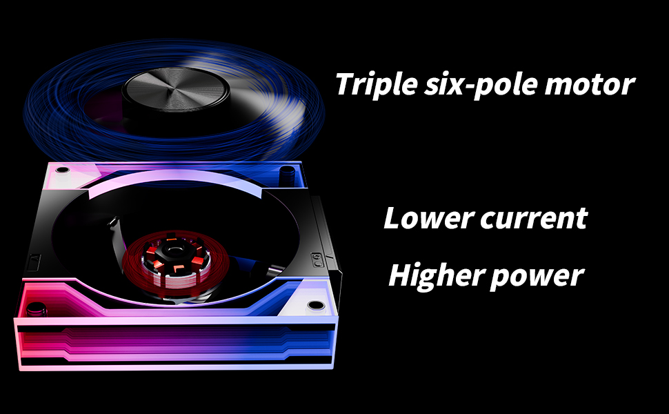 Jungle Leopard Interstellar V3 ARGB 3Pin PWM 12cm Fan / Splicing ...