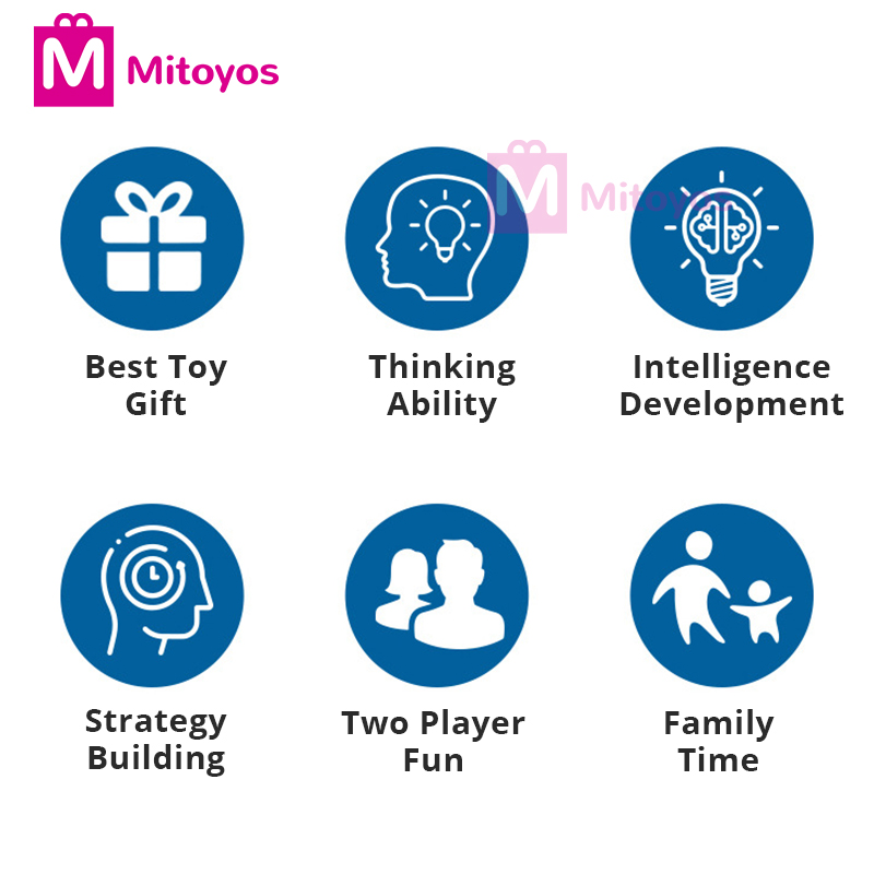 Mitoyos Logic Chess Track Game Fun 2 Player Board Game Intelligence ...