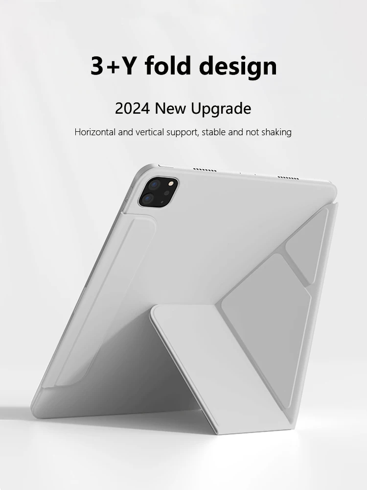 Y-Folding Stand Magnetic Tablet Case Auto Sleep/Wake Shockproof Smart ...