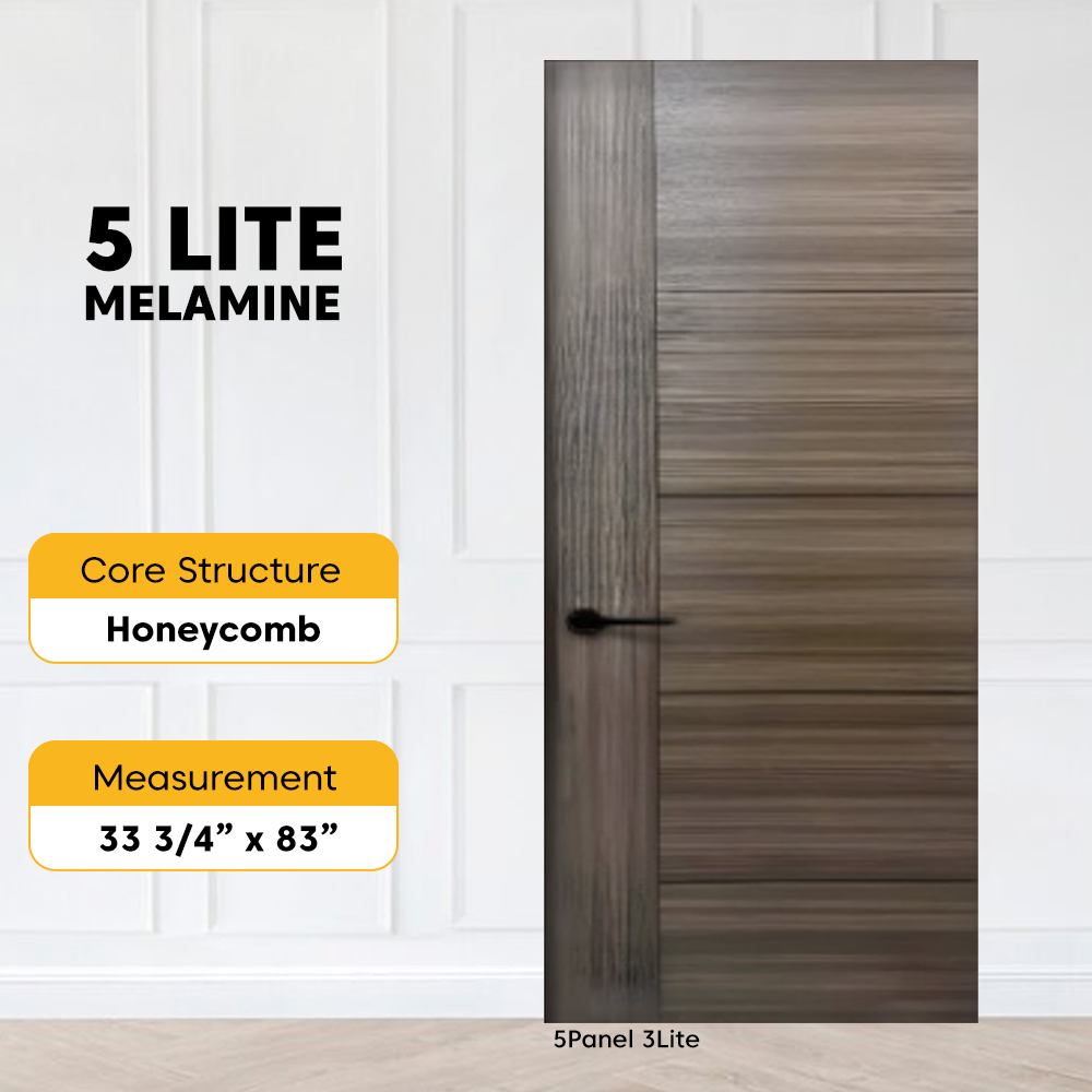 Pintu Kayu Melamine Wooden Door Laminate Semi-Solid Honeycomb Bedroom ...