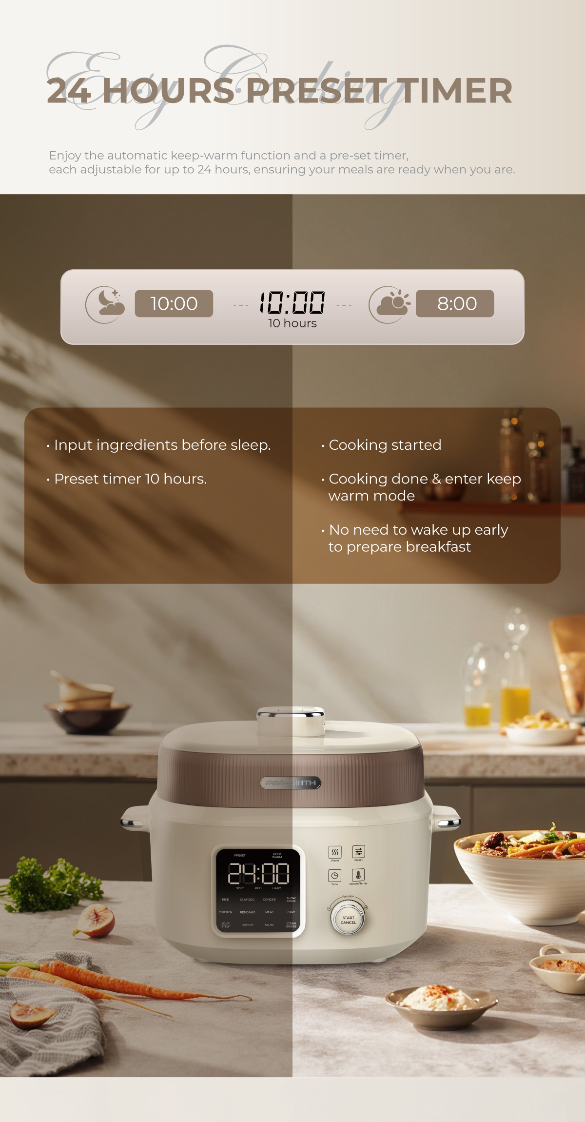 PerySmith Pressure Cooker EasyCooking Series PC1000 | Shopee Malaysia
