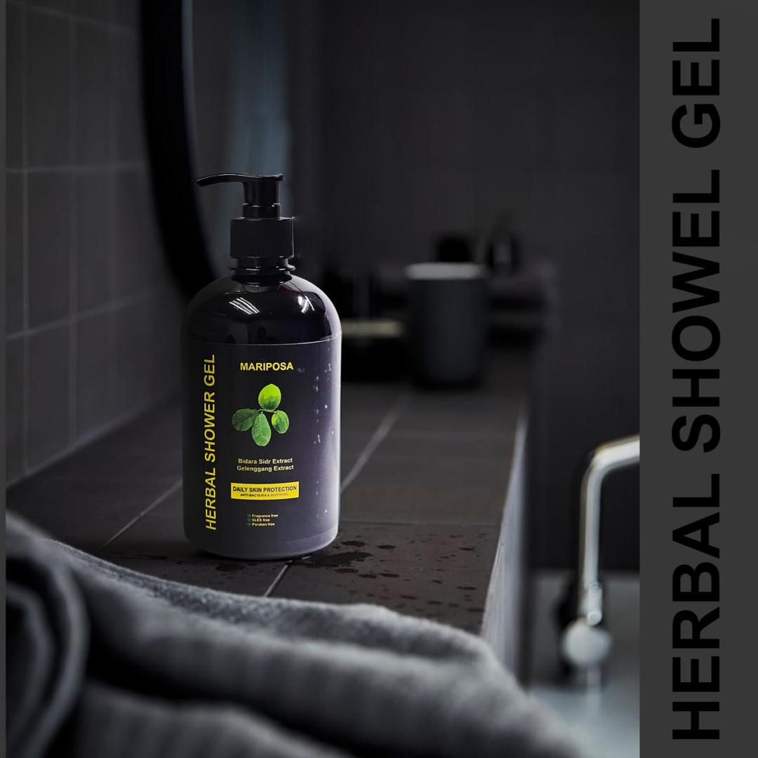 MARIPOSA HERBAL SHOWER GEL Sabun Mandian Rudya Daun Bidara Daun ...