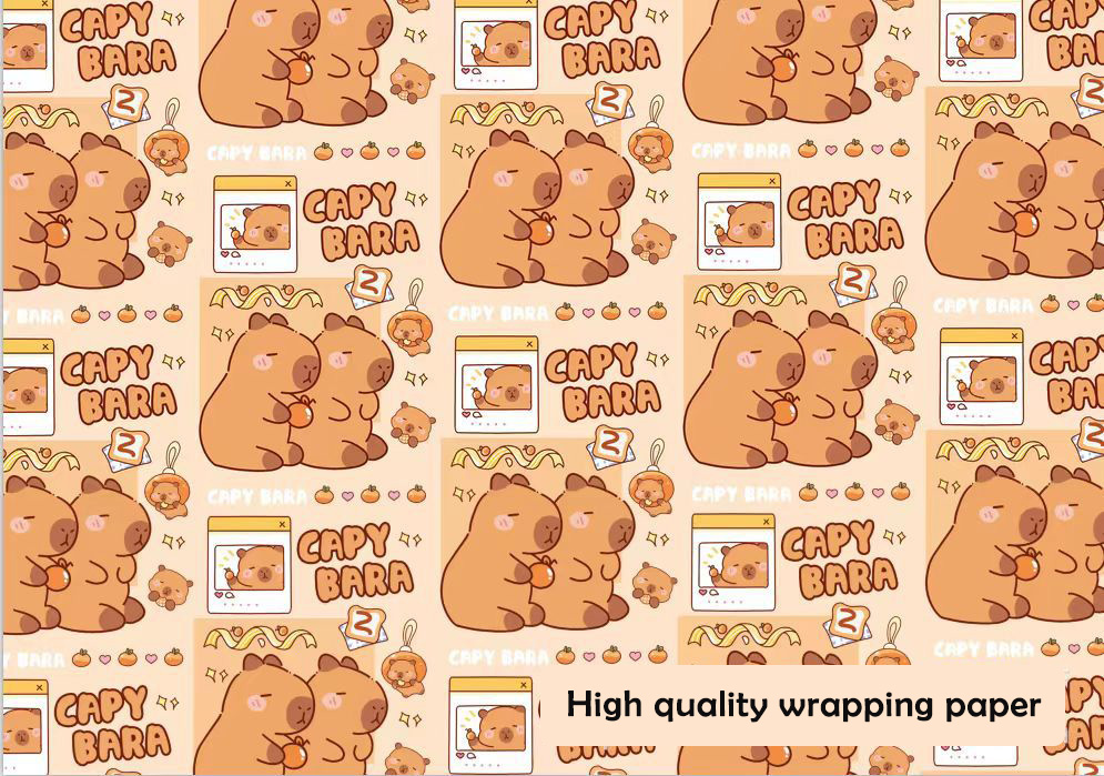 (Minimum order 5pcs ) Q Moon Store 80gsm Labubu Capybara Cute Comic ...