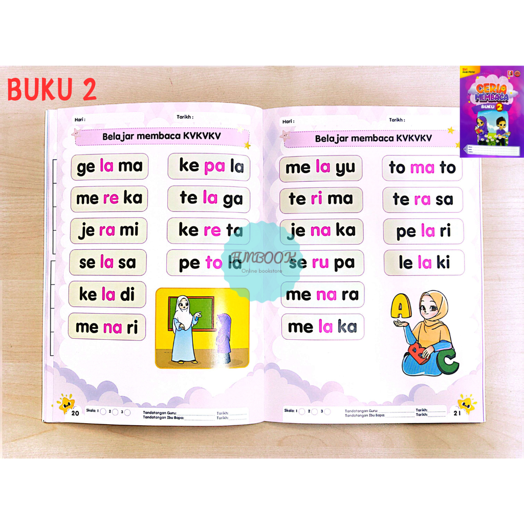 [FUNBOOK] Siri Anak Pintar Soleh Ceria Membaca Mari berdoa Buku 1 2 3 ...