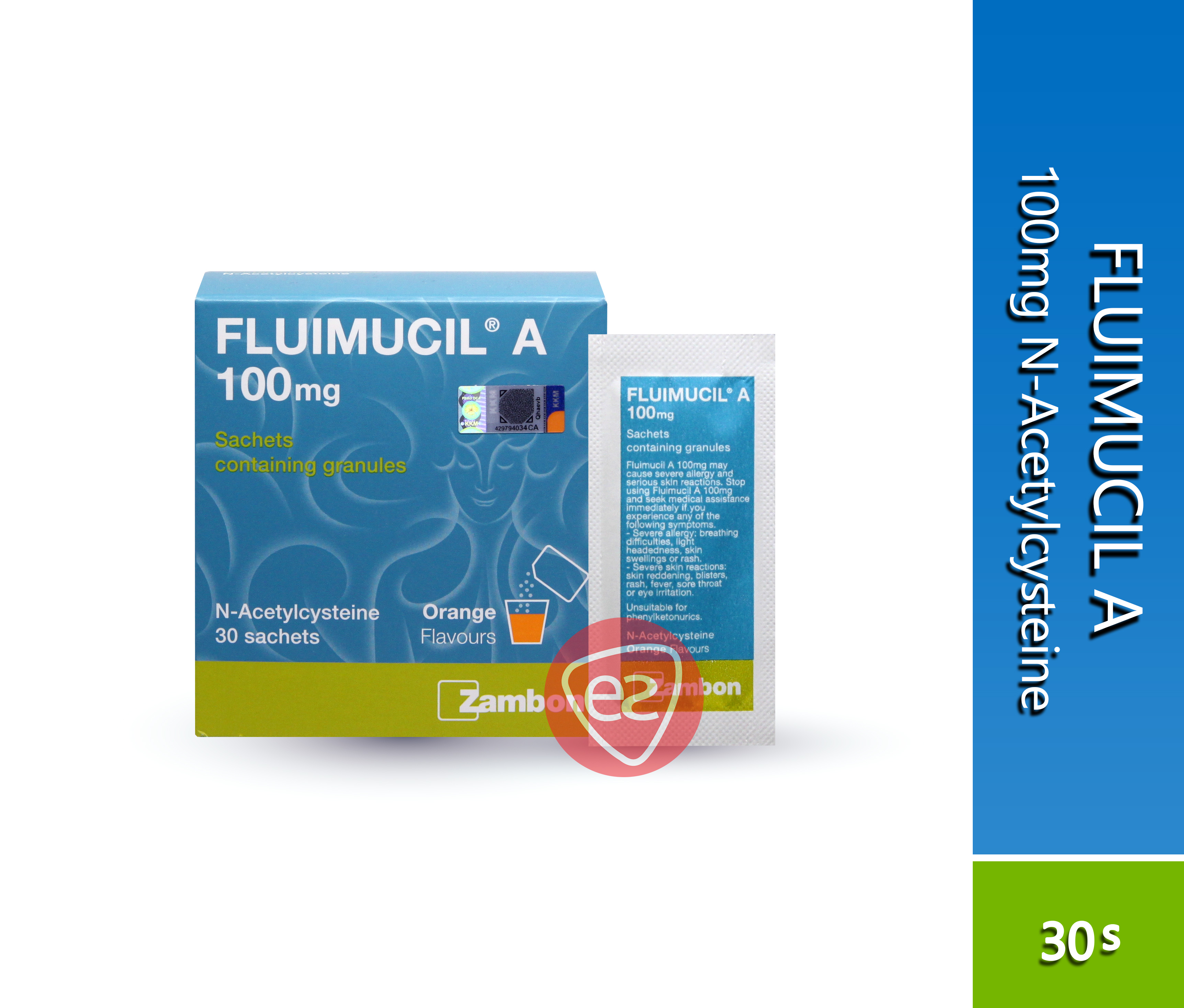 Fluimucil A 100mg / 200mg / 600mg / Fluimucil Oral Solution 100ml ...