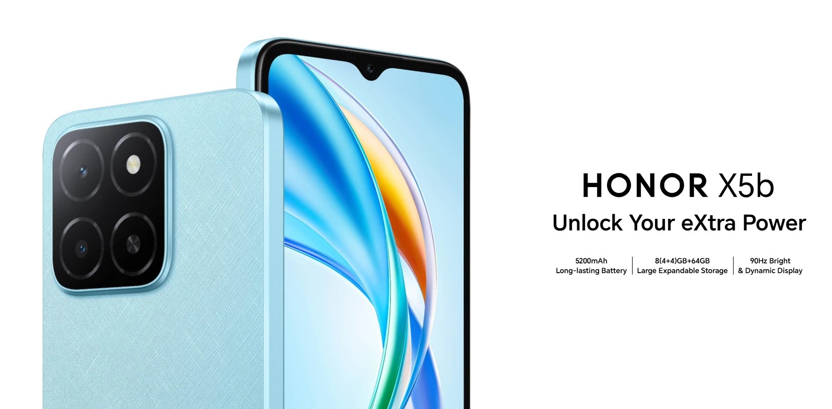 HONOR X5b Plus (8GB*(4+4)RAM+ 128GB ROM) 50MP Al-Ultra Clear Camera l ...