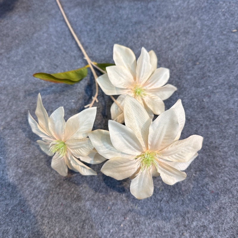 (3HEADS) LOTUS DIAMOND FLOWER Artificial Fake Plant Bouquet Plastic ...