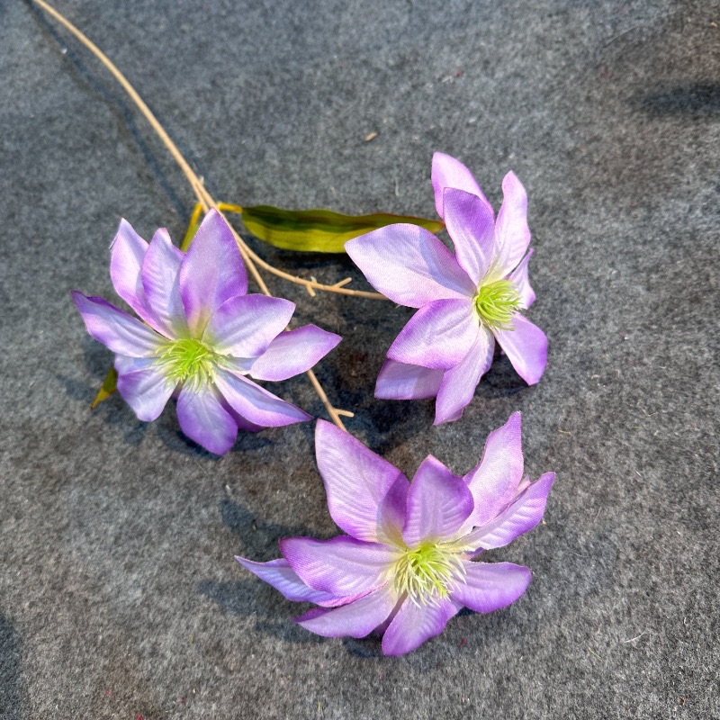 (3HEADS) LOTUS DIAMOND FLOWER Artificial Fake Plant Bouquet Plastic ...