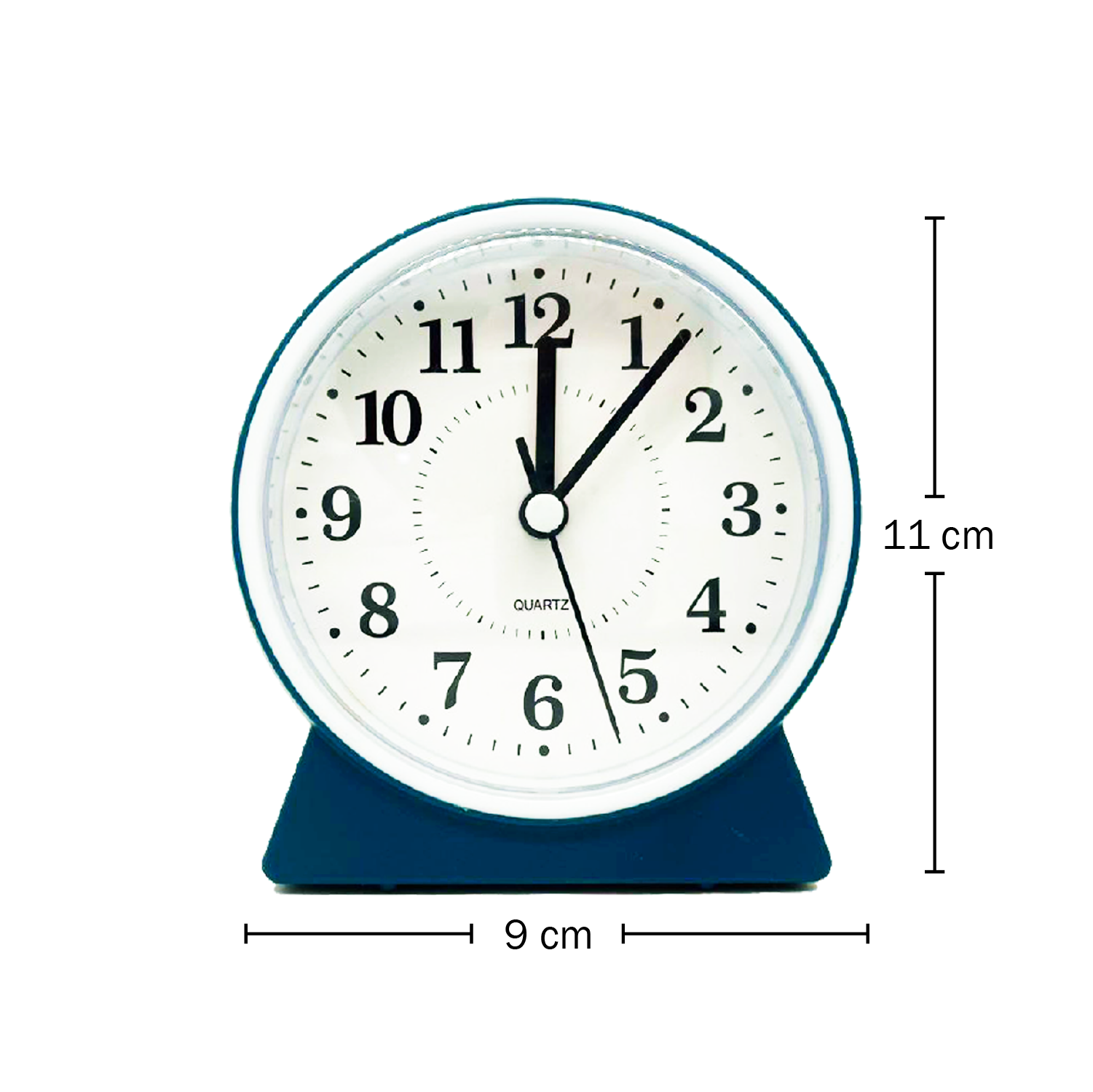 Round Alarm Clock Fashion Quartz Alarm Clock Loud Sound Analogue Desk ...