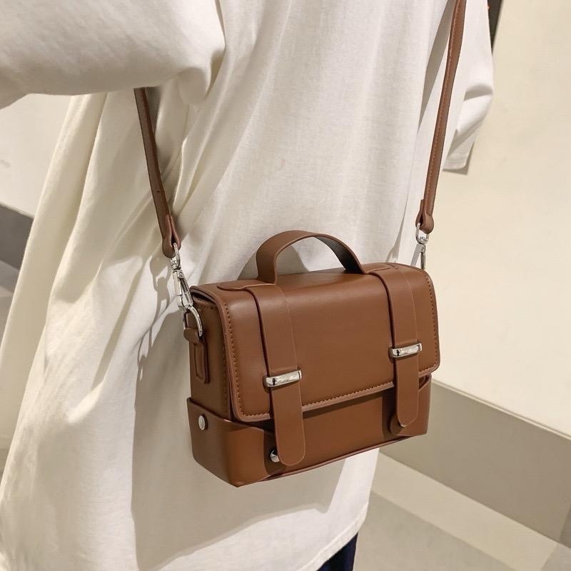 Korean Unisex Sling Bag Beg Viral Beg Bahu Unisex PU leather Tali ...