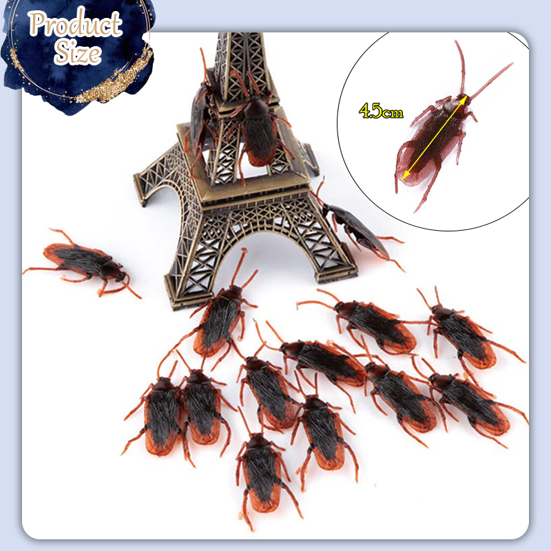 [LBH] Prank Toy April Fool Fake Cockroach Toy 仿真蟑螂 假蟑螂 Lipas Palsu ...