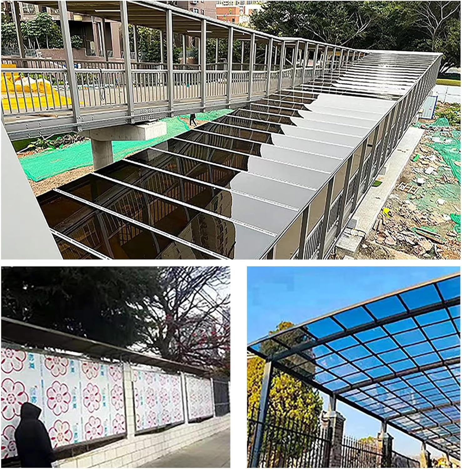 Polycarbonate Sheet Atap Transparent Plastik Transparent Acrylic Sheet ...