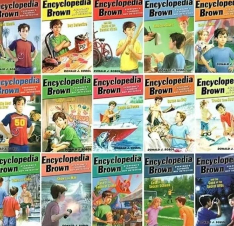 (15 Books) Encyclopedia Brown Story Books | Shopee Malaysia