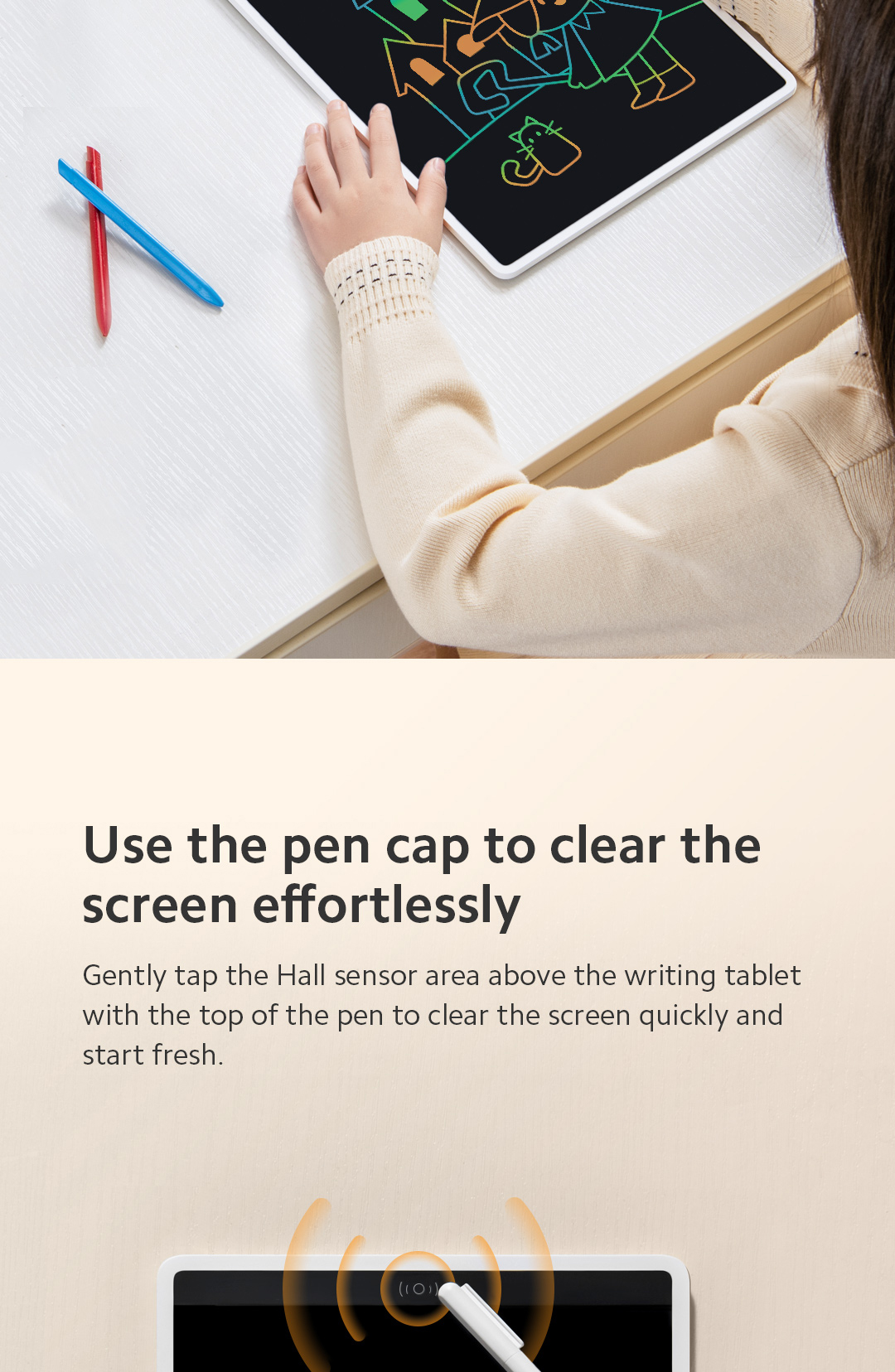 Xiaomi LCD Writing Tablet with Pen Color Edition (13.5") | Digital ...
