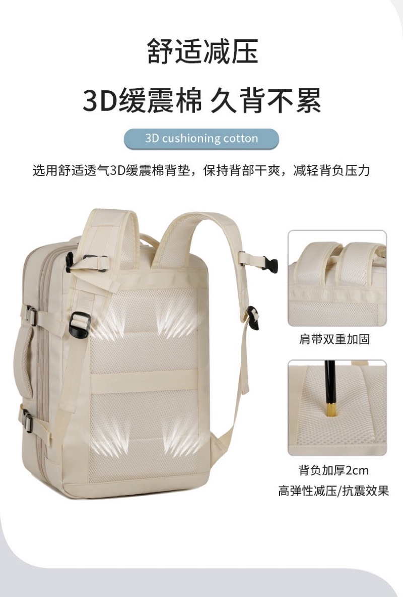 Travel Backpack Laptop Office Backpack Expandable Waterproof Large ...