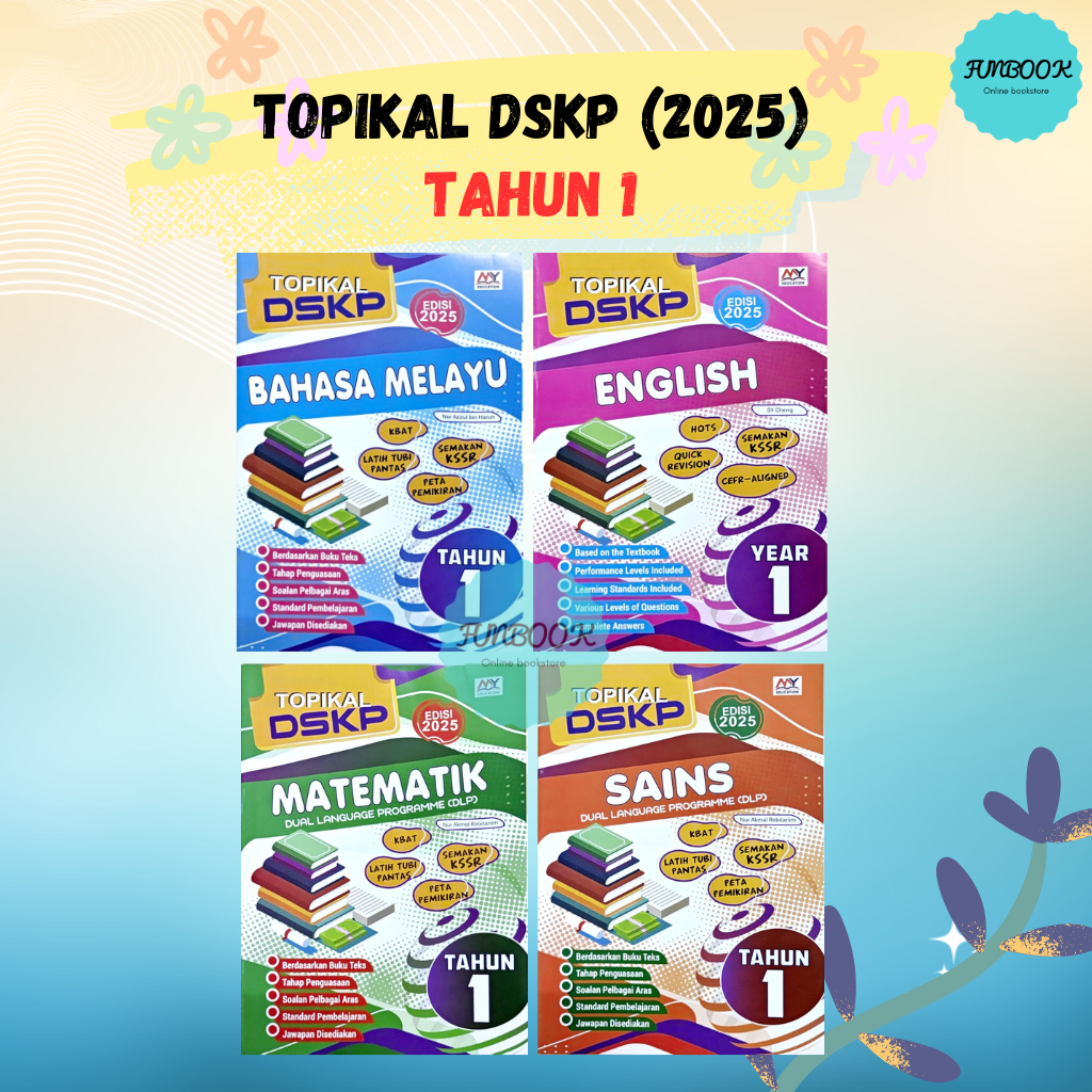 [FUNBOOK] Buku Latihan Topikal DSKP Tahun 1-3 𝐄𝐃𝐈𝐒𝐈 𝟐𝟎𝟐𝟓 / Persediaan UASA / Vision | Shopee ...