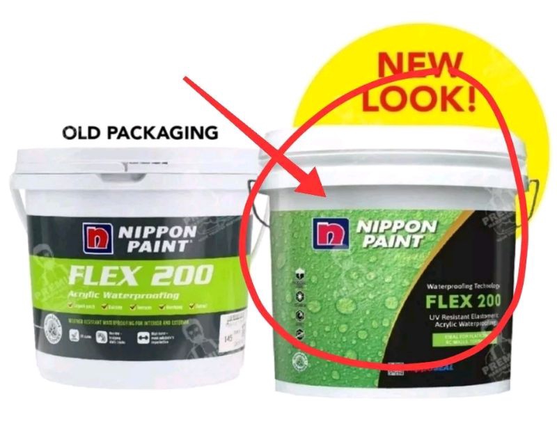 Nippon Paint FLEX 200 5kg Acrylic Waterproofing | Shopee Malaysia