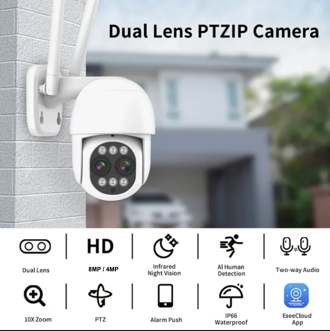 [New Arrival] EseeCloud / iPPro 8MP / 4MP 10x Optical Zoom Dual Lens ...