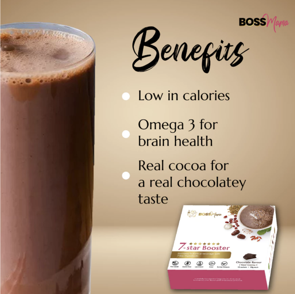 Boss Mama Milk Booster Powder Sachet Creamy Texture Organic Drink No ...