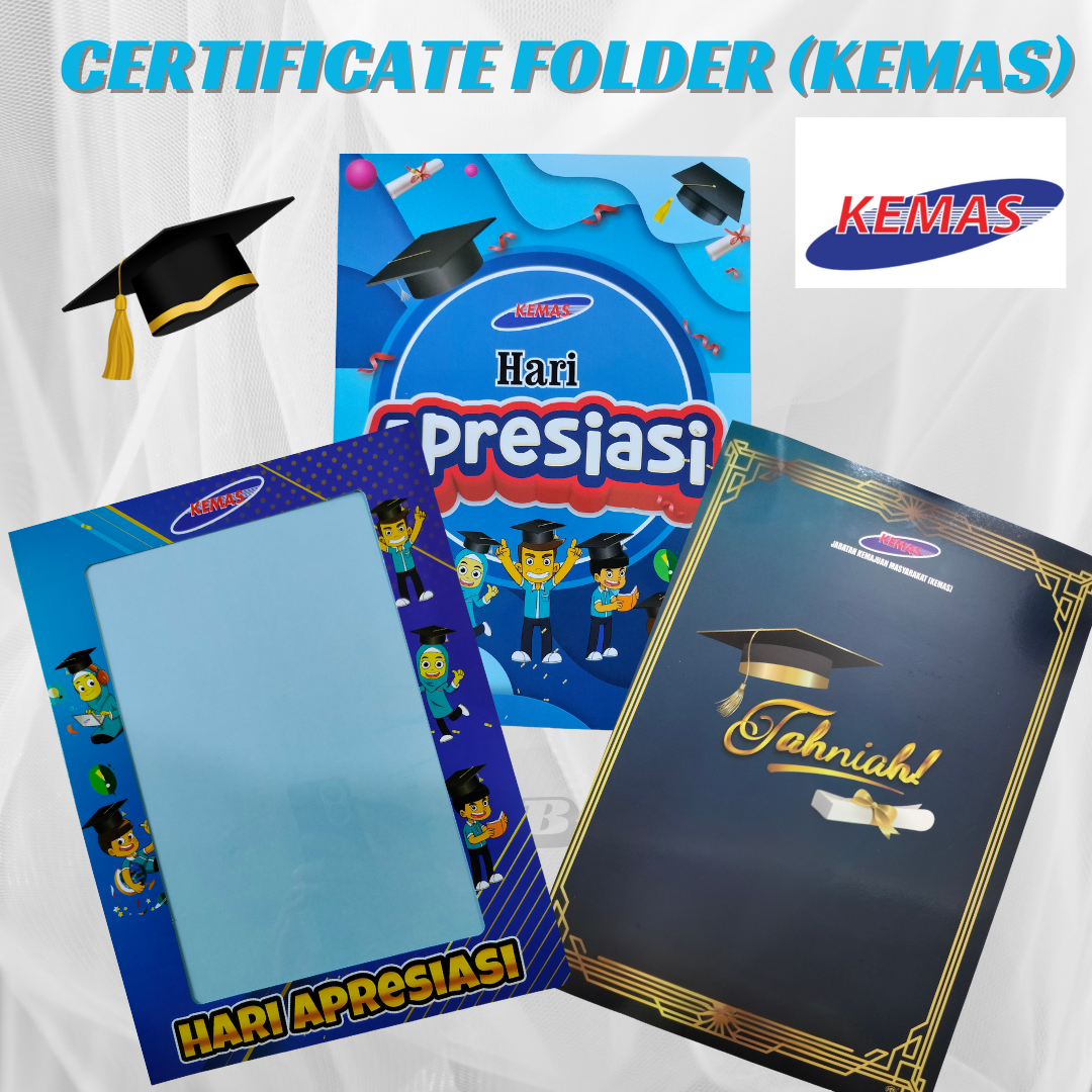 KEMAS Graduation Certificate Folder / Sijil Holder / Certificate Holder ...