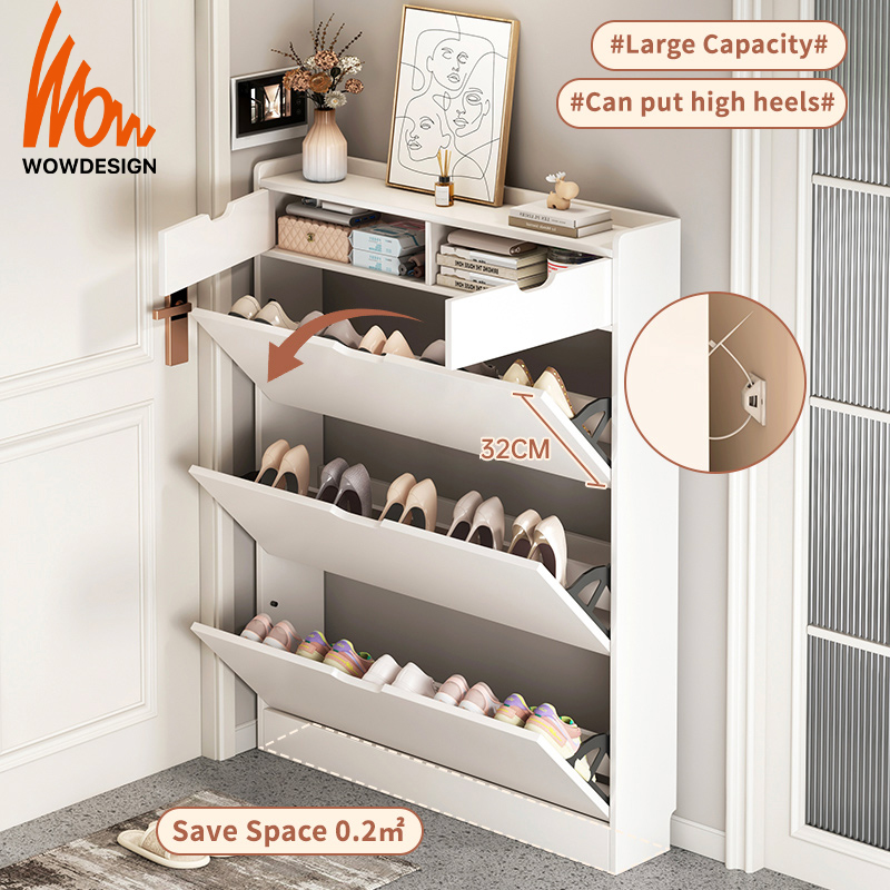 Shoe Cabinet Black Rak Kasut Bertutup Shoe Rack Storage Kabinet Kasut ...