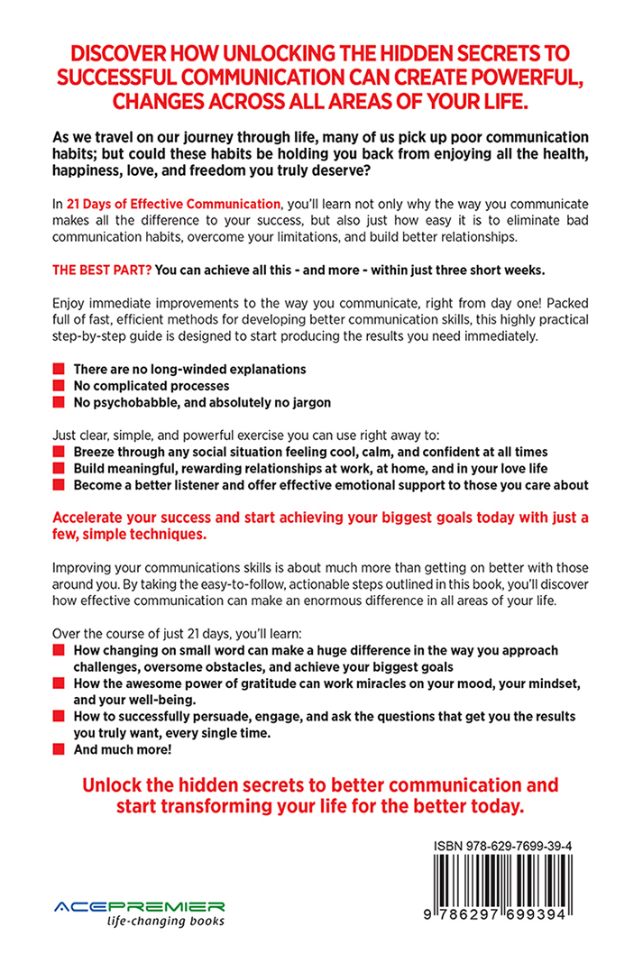 21 Days of Effective Communication: Everyday Habits and Exercises to ...