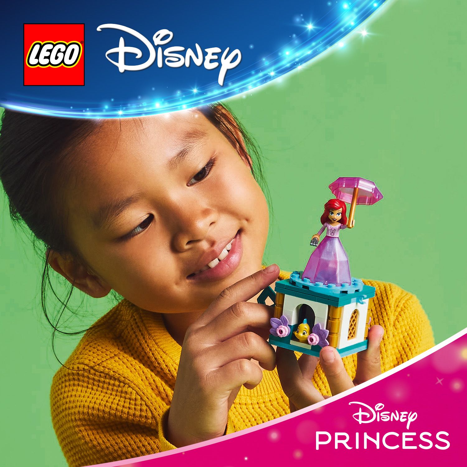 LEGO Disney Princess 43259 Twirling Ariel (93 Pieces) | Shopee Malaysia