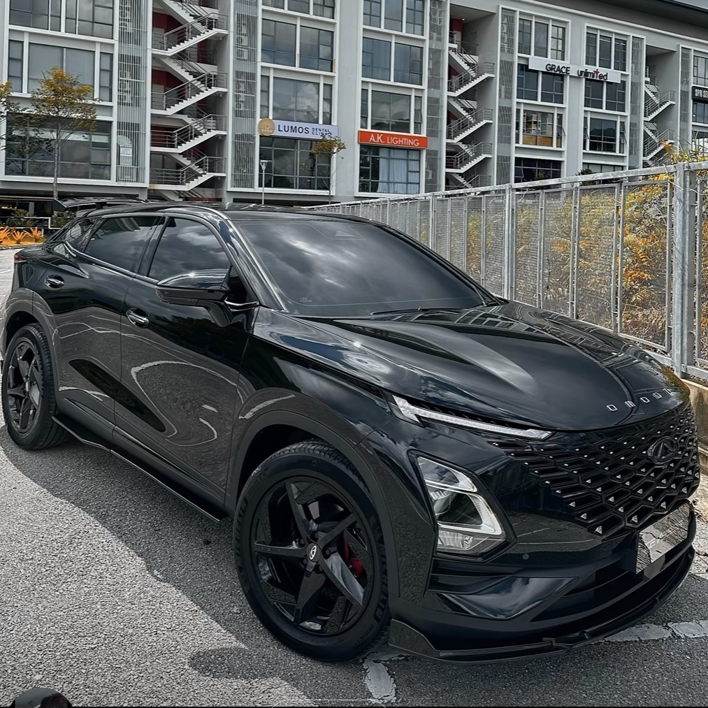 Chery Omoda 5 Front Bumper Diffuser Lip Wrap Angle Splitters Black Side ...