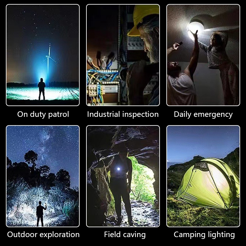 MiMi 520A Zooming Flashlight LED Zoomable Flashlight With Sidelight ...