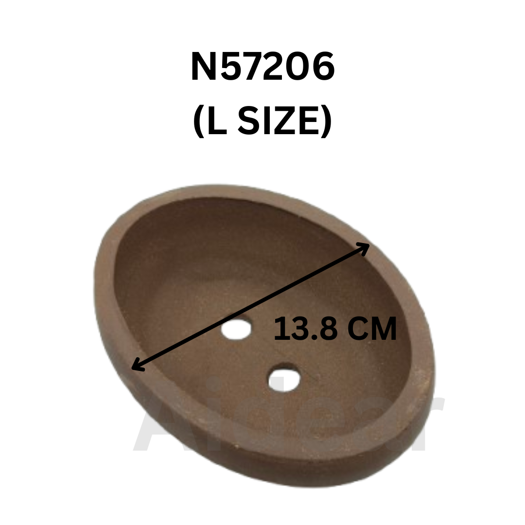 OVAL SHAPE SHALLOW PURPLE SAND (ZISHA) BONSAI FLOWER POT PASU BUNGA ...