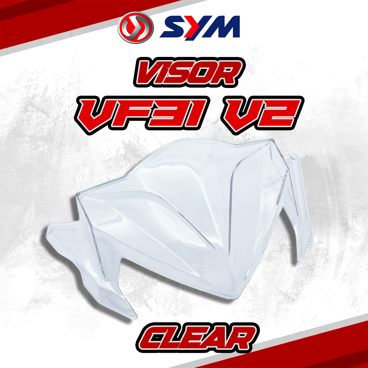 VISOR COWLING SYM VF3I 185 / VF3I V2 / VF3I 185CC WINDSCREEN WINDSHIELD ...