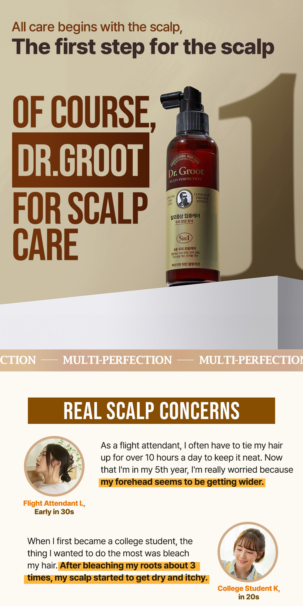 Dr. Groot Intensive Care Multi-Perfection Hair Loss Control Scalp ...