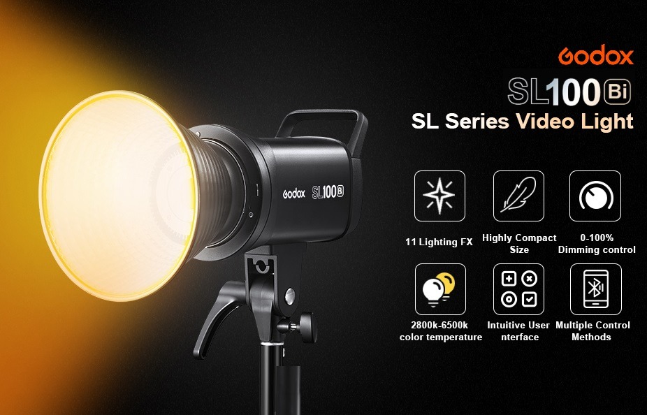 CHEAPEST! Godox SL100 SL100D SL100Bi with Lantern Octa 95cm 60x90cm ...