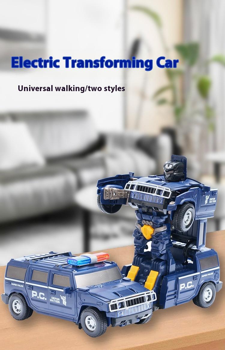 Kereta Polis Hummer Mainan Elektrik untuk Kanak-kanak Robot Menari ...