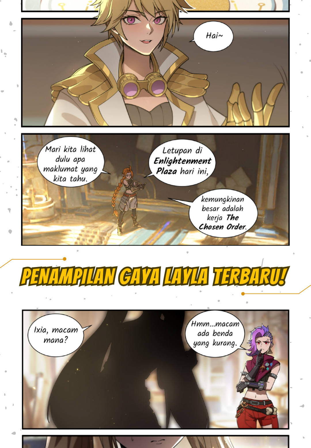 MLBB OFFICIAL COMIC BOOK OUTLAW PART 3 BUKU KOMIK RASMI MOBILE LEGENDS ...