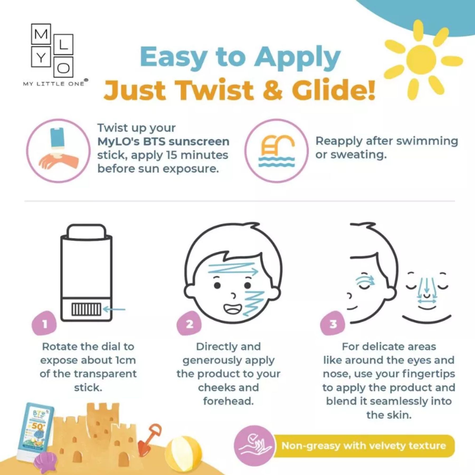 MyLO BTS Sunblock Lotion/ Sunscreen Lotion- 30ml/ 100ml (SPF50+, UVA ...