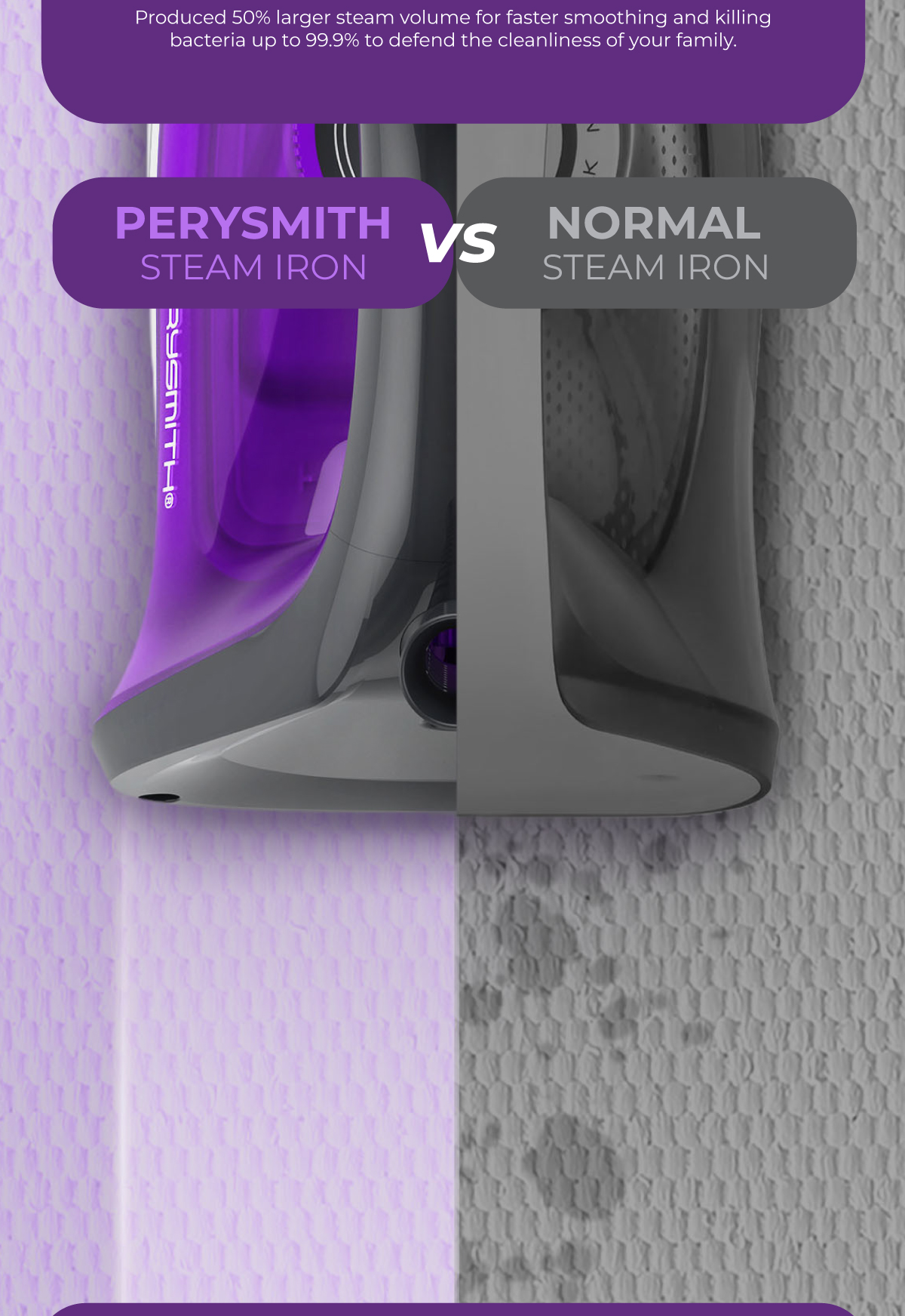 PerySmith Steam Iron Steamcare Series E100 | Shopee Malaysia