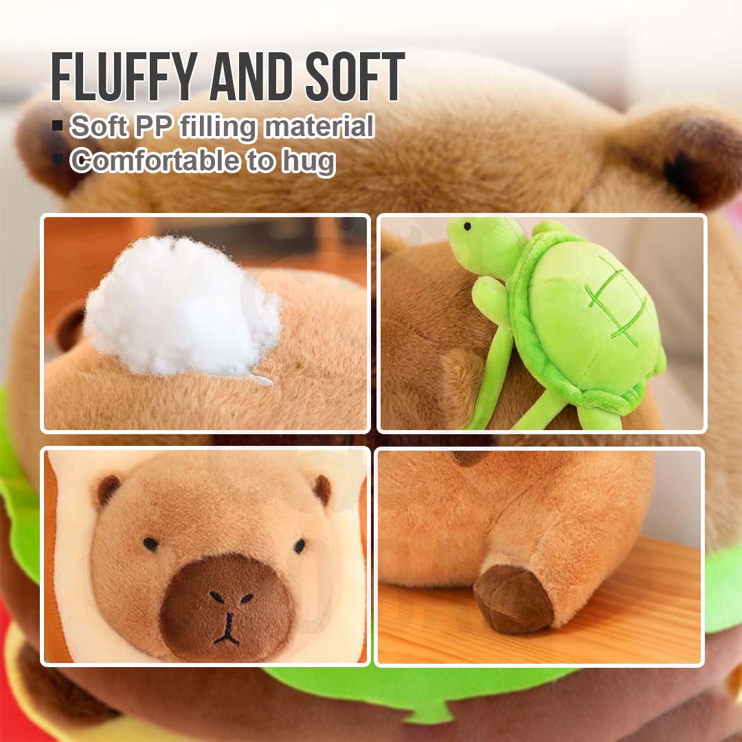 🐮Moo Baby Anak Patung Capybara Patung Capibala Doll Capybara Plush ...