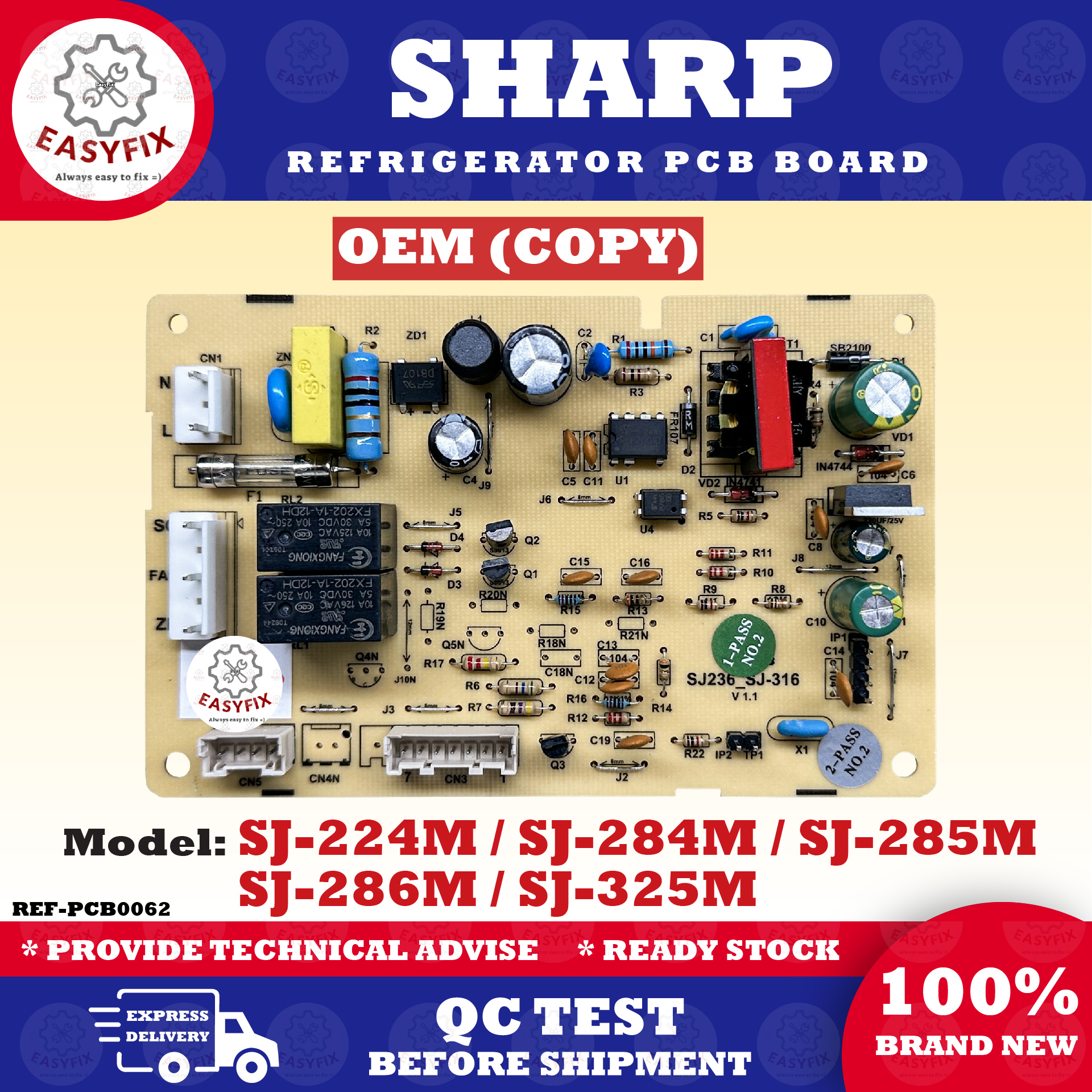 SJ-224M / SJ-284M / SJ-285M / SJ-286M / SJ-325M / SJ-286M-SS COMPATIBLE ...
