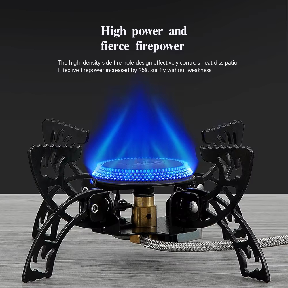 WELLHIKE Camping Spider Stove With Accessories Compact Black Portable ...
